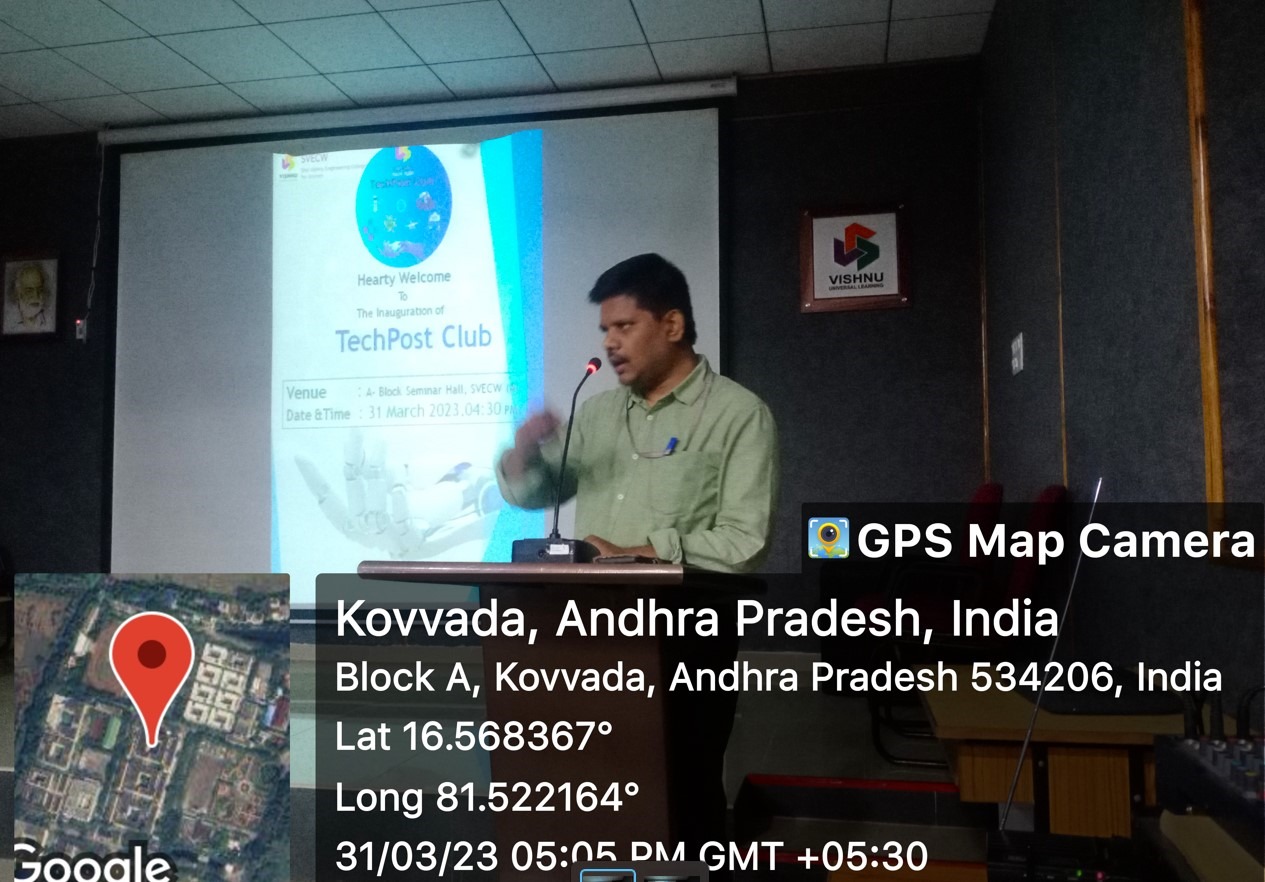 Student Clubs - SVECW | Shri Vishnu Engineering College for Women ...