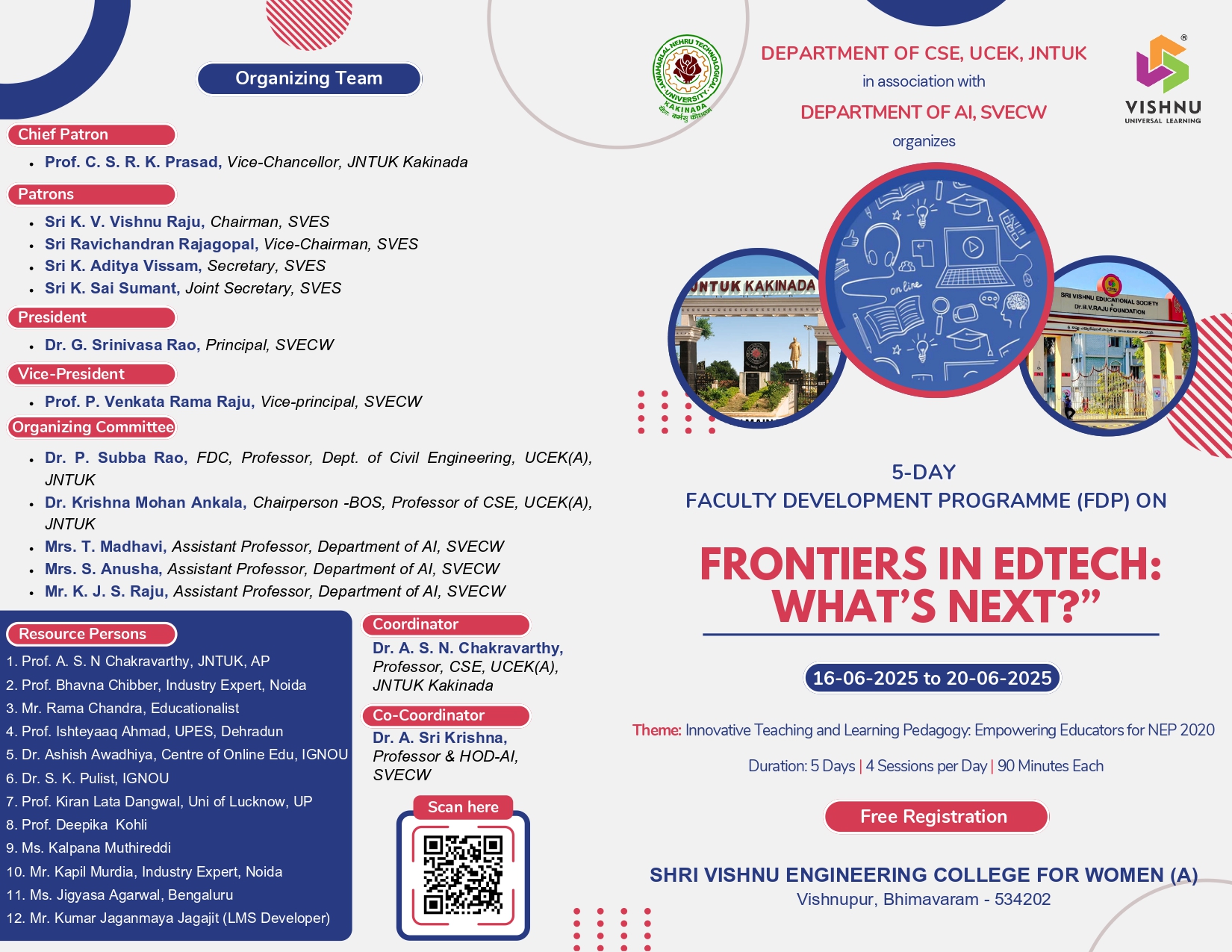5 day FDP on Frontiers in EdTech : What's Next? from 16-06-2025 to 20 ...